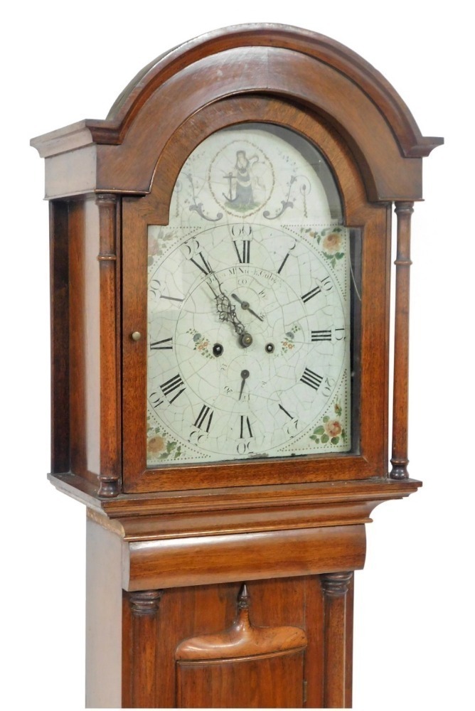 A late Georgian mahogany longcase clock, by John McNiesh of Culross ...