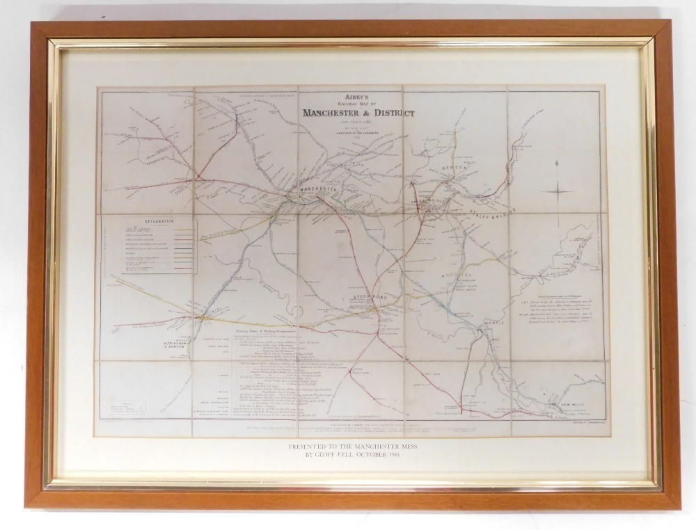 After Geoff Fell. Airey's Railway Map of Manchester and District ...