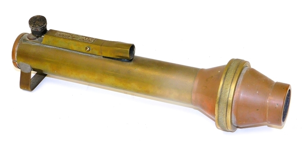 An early 20thC military signalling torch, by Shimwell Alexander and ...