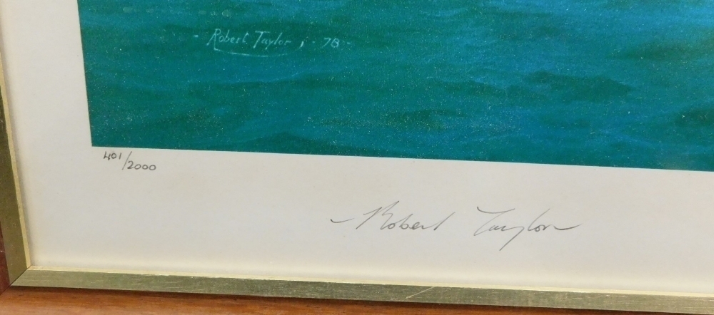 •Robert Taylor (b.1951). HMS Kelly, artist signed limited edition print ...