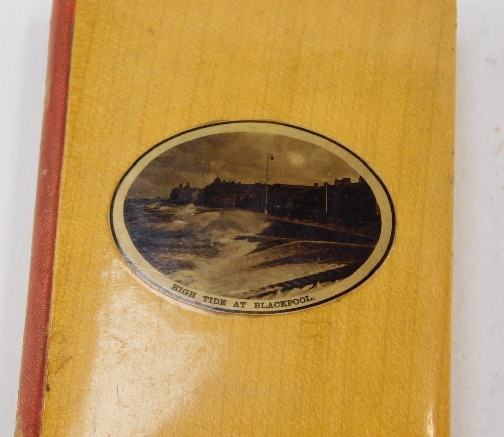 A Mauchline ware bound miniature book, Chips from Dickens, selected by ...