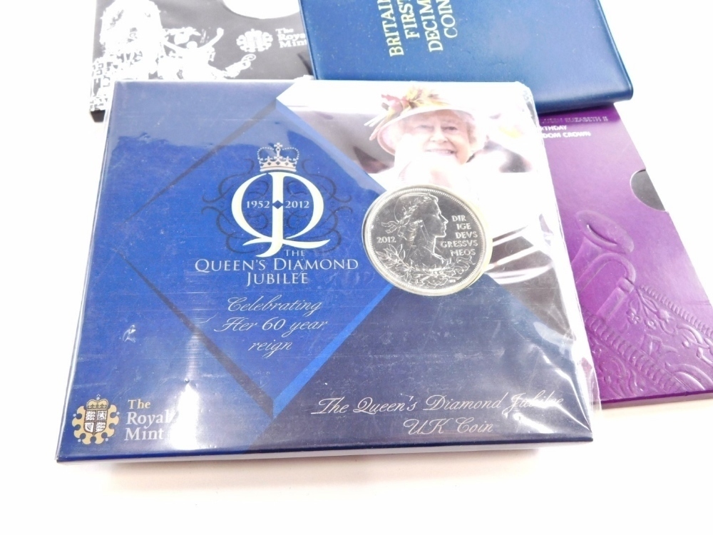 Various coin sets, Vivat Regina Queen Elizabeth II 80th Birthday United ...