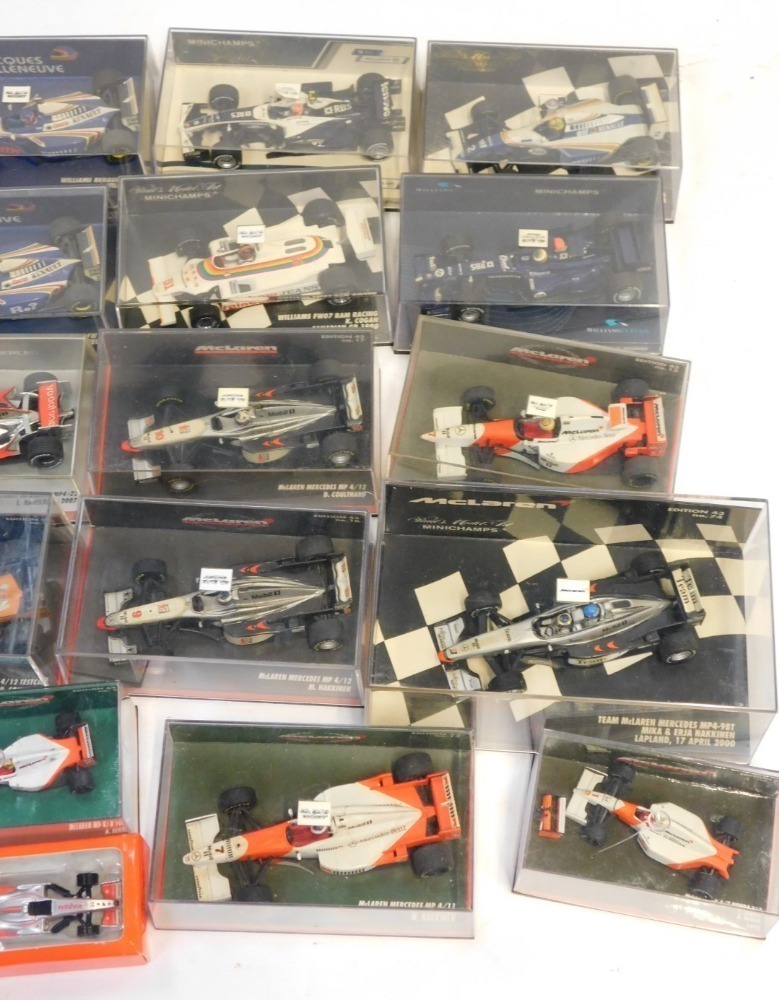 Paul's Model Art by Minichamps F1 diecast vehicles, including McLaren ...