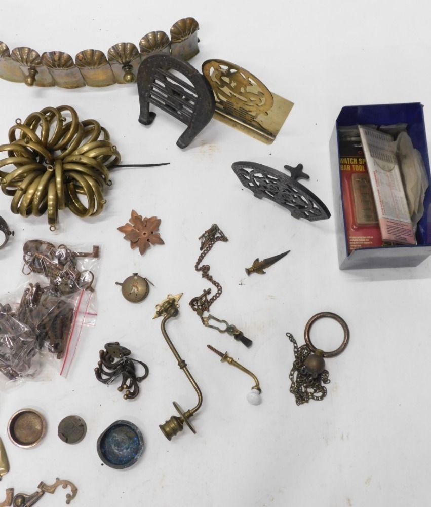 Various red, clear, and other glass shades, mid 20thC and others ...