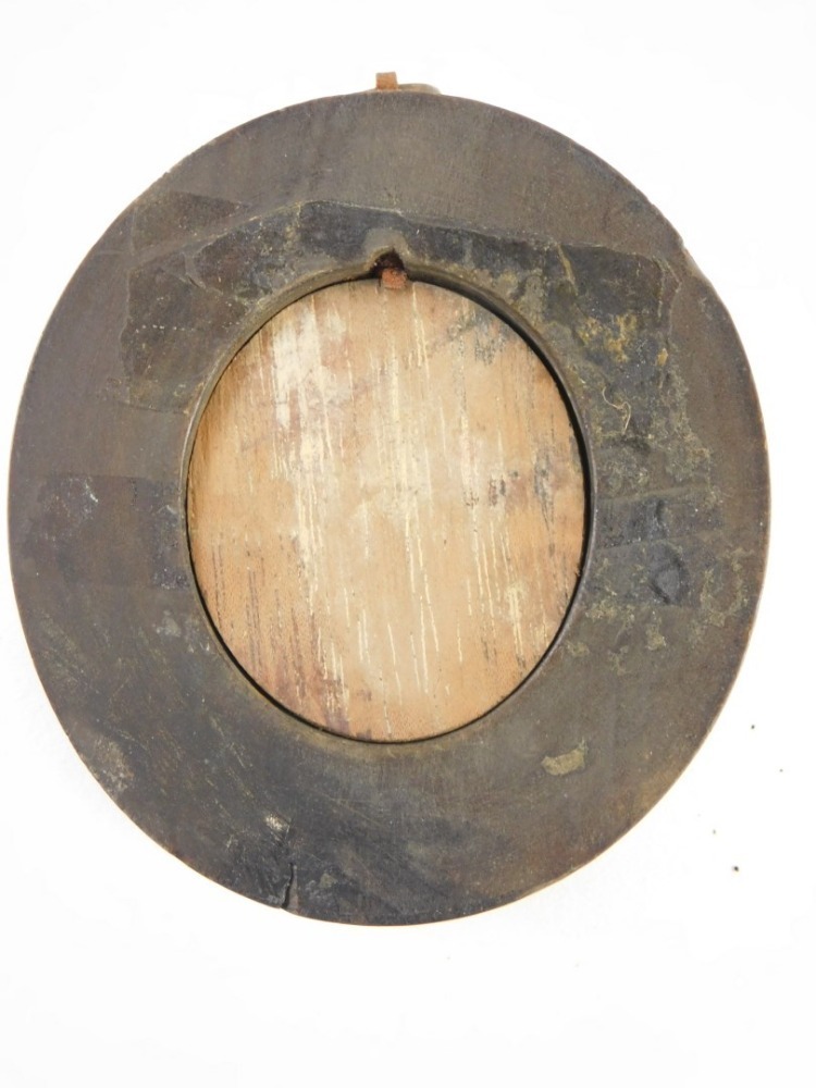 A Jacobean style portrait, miniature on paper of a gentleman wearing ...