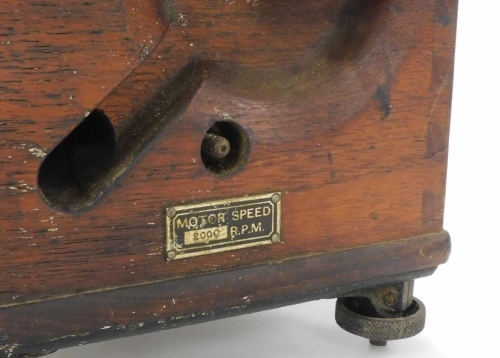 A mid century Megger vintage voltmeter wooden cased testing set, number ...