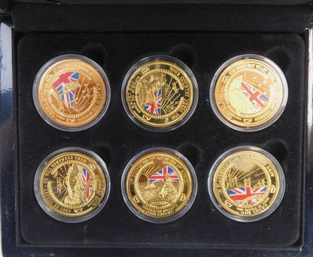 The First World War Centenary coin collection, in fitted case ...