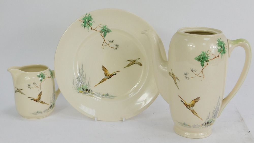 A Royal Doulton Coppice pattern part dinner, tea and coffee service ...
