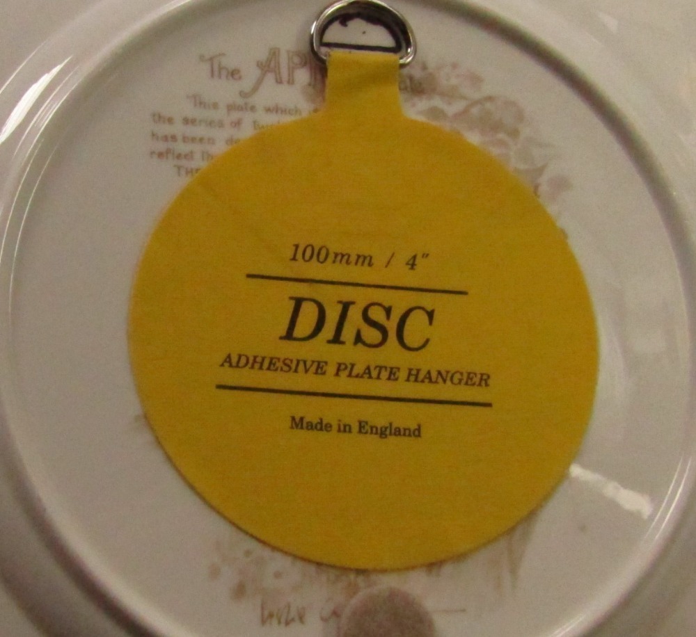 A set of Caverswall months of the year cabinet plates, Diary of an ...