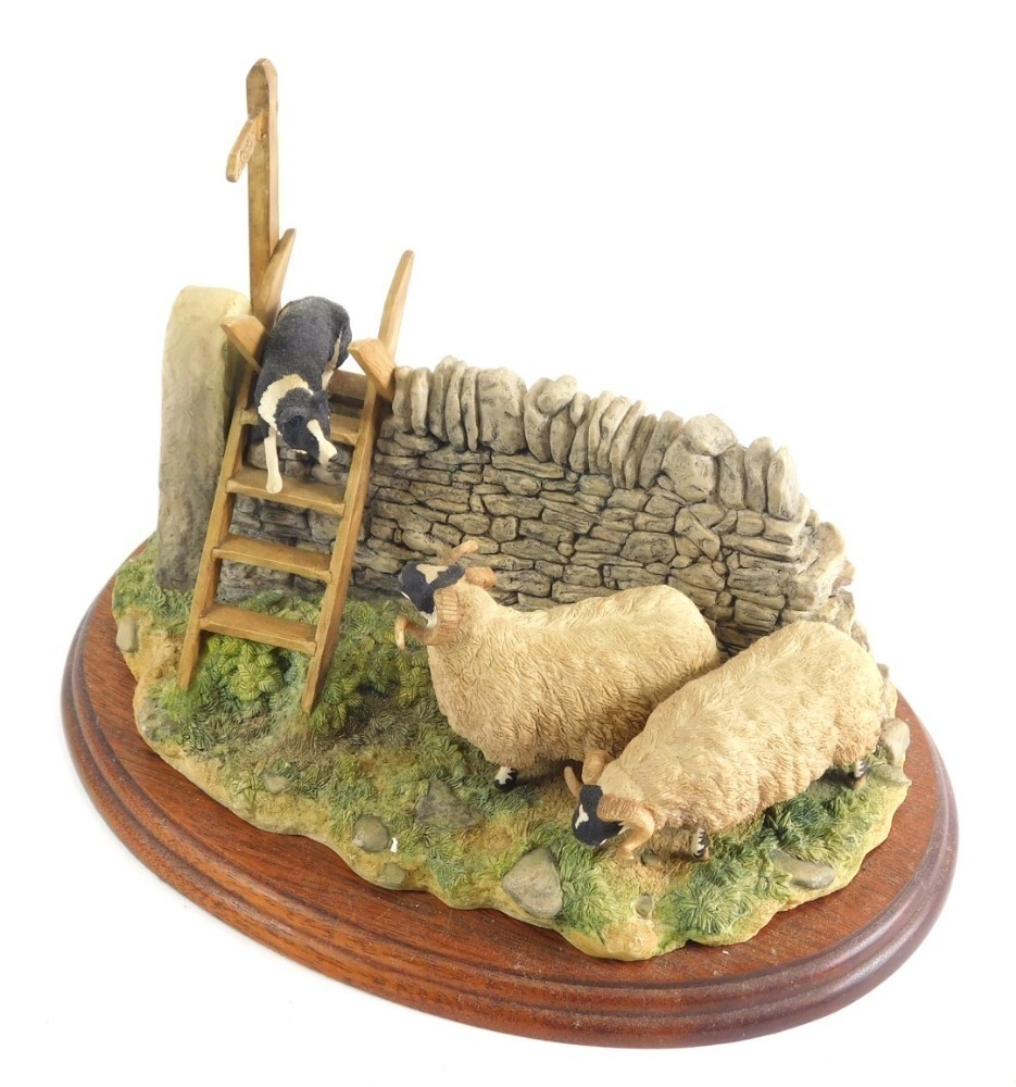 A Border Fine Arts figure group Element of Surprise By Ray Ayres, B0889 ...