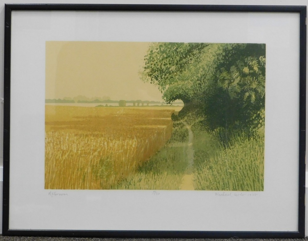 •Michael Carlo (1922-2014). Afternoon, artist signed limited edition ...