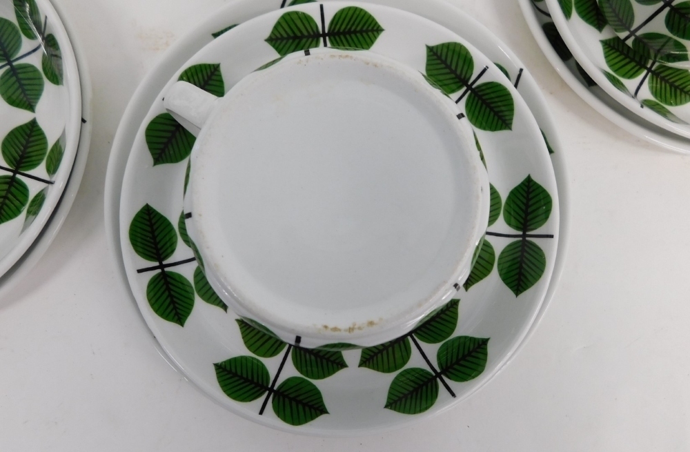 A Gustavsbergs Bersa Swedish pattern part tea service, designed by Stig ...