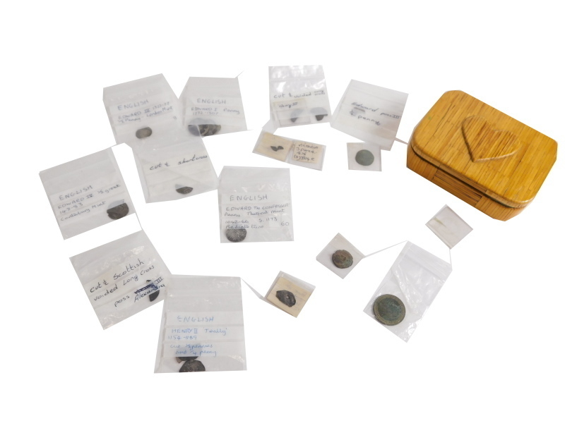 Coins, cut and others, Roman type and others, Edward IV style half ...