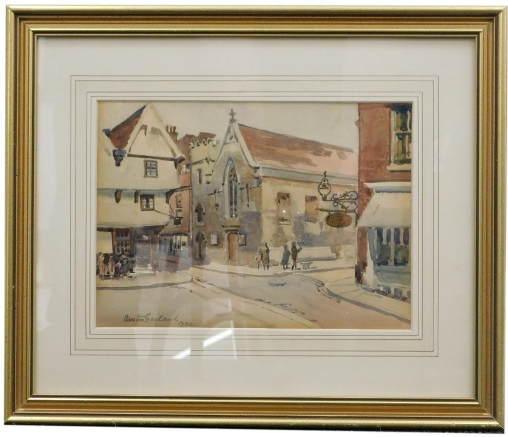 Austin Garland (1887-1966). Lincoln, watercolour, Garland was the ...