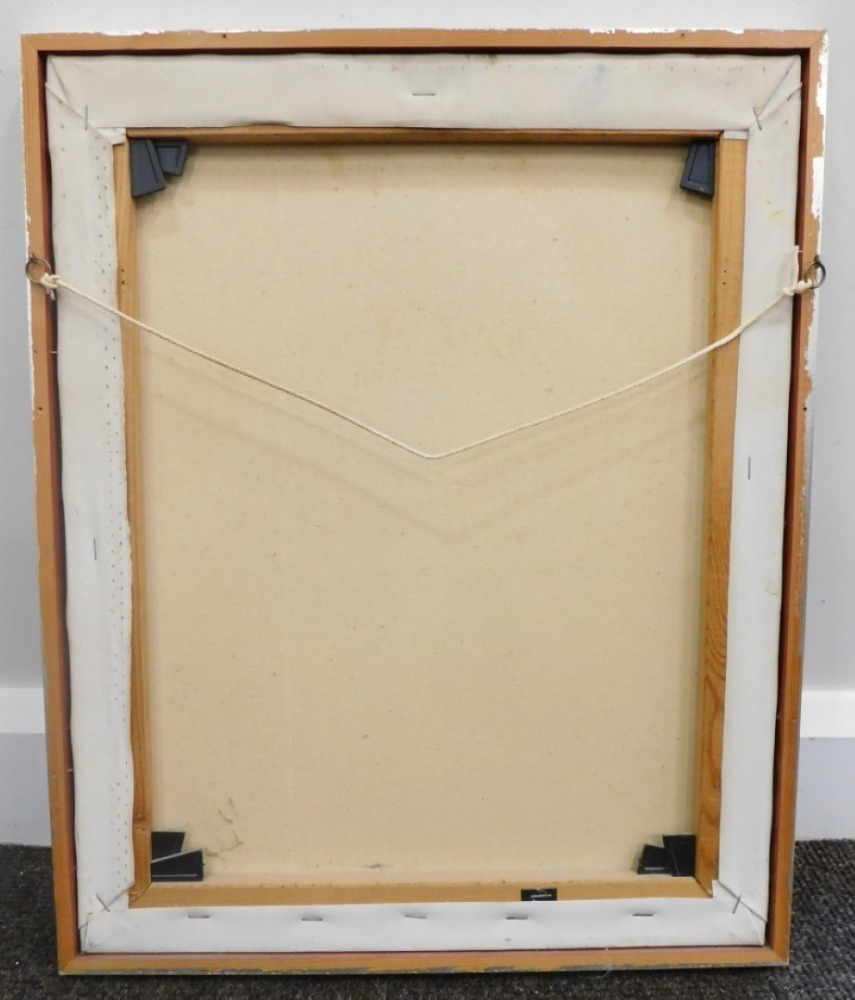 Keith English (1935-2016). Seated clown in reflective mood, oil on ...