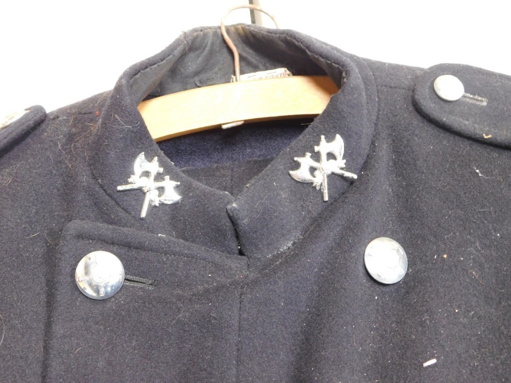 A vintage fire brigade uniform.