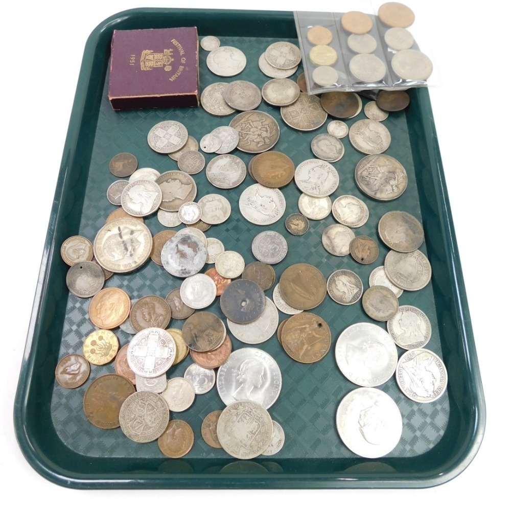 Pre decimal coinage, comprising shillings, half shillings, two ...