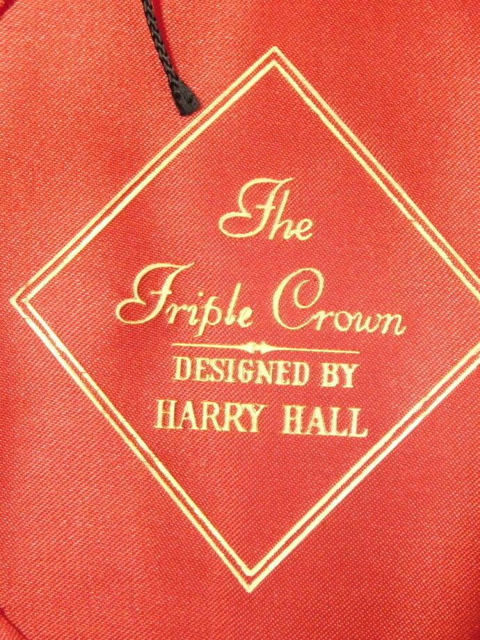 A 20thC Triple Crown Harry Hall bowler hat, in black, interior ...