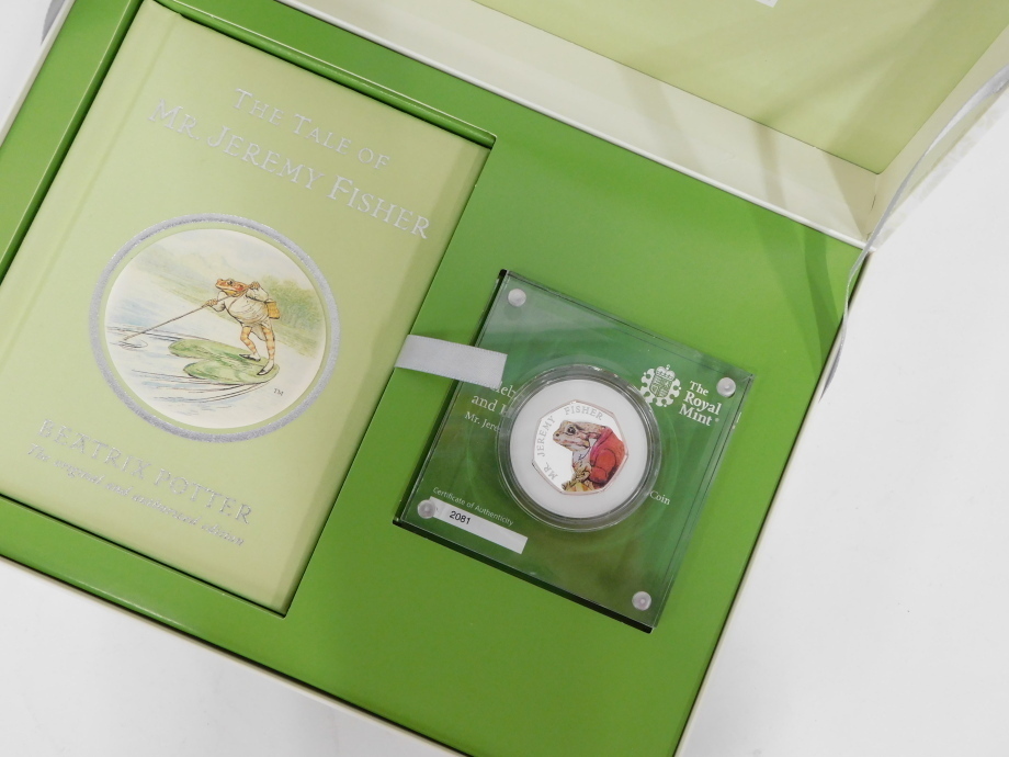A Royal Mint Beatrix Potter limited edition coin and book gift box set ...