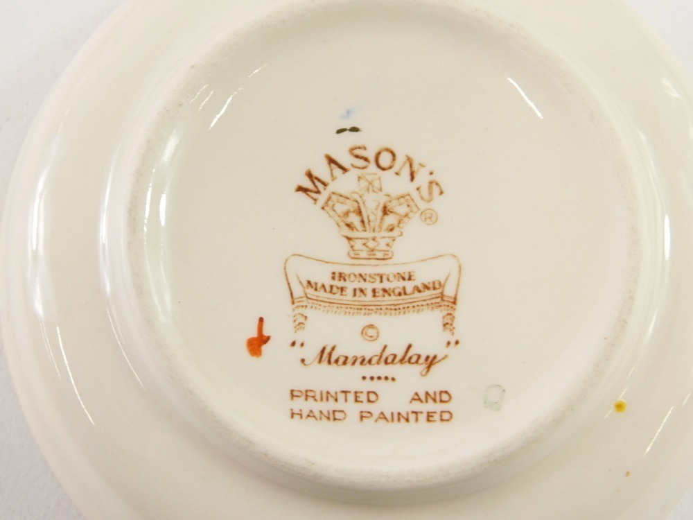 Various china, Mason's Ironstone Mandalay pattern vase, 22cm high, hand ...