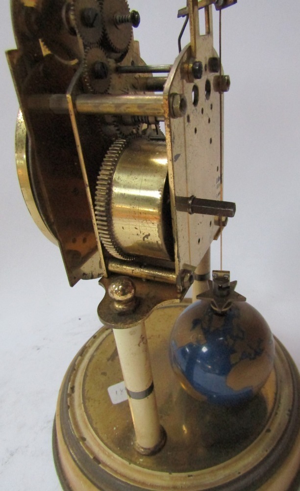 A J Kaiser of Germany anniversary clock, with circular cream numeric ...