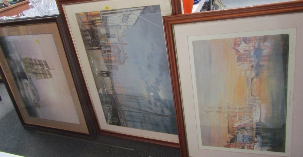 Pictures and prints, to include After Sandy Gore, Astrid at Weymouth ...