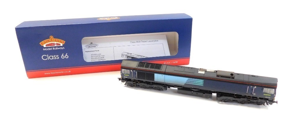 A Bachmann Branchline OO gauge Class 66 diesel locomotive, 66418, ex ...