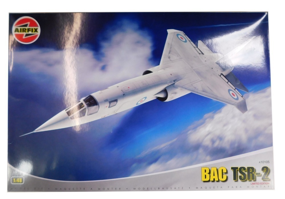 An Airfix BAC TSR-2 model kit, 1:48, in type 15 packaging.