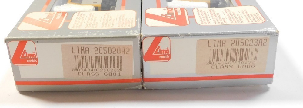 Lima Models OO gauge Class 60 diesel locomotives, comprising 60001 ...