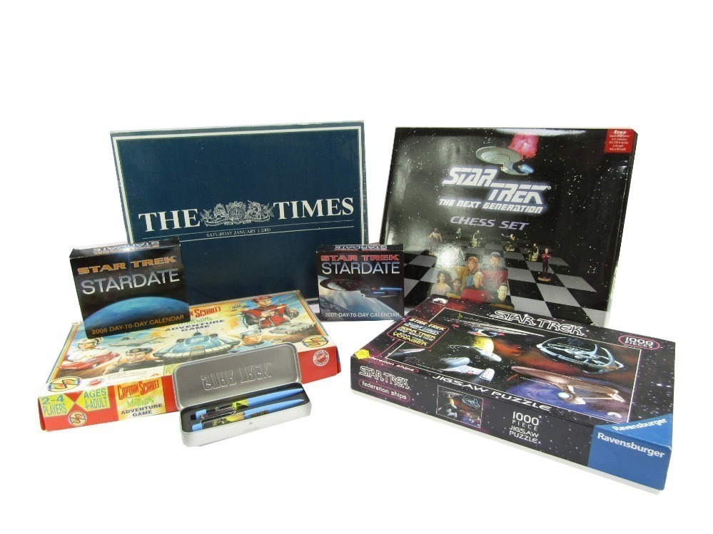 Toys and games, comprising Star Trek puzzle, Captain Scarlet and the ...