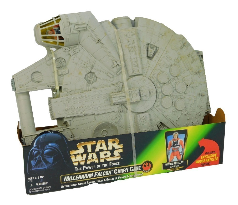 A Kenner Star Wars Power of the Force Millennium Falcon, boxed.