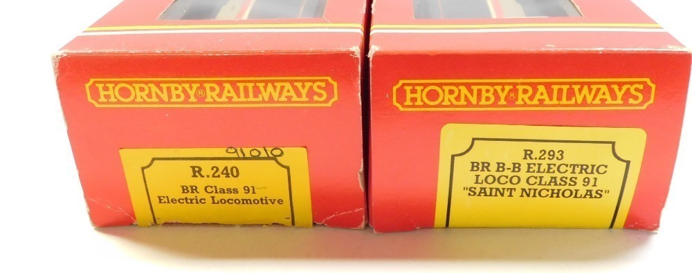 Hornby OO gauge Class 91 locomotives, R293 Class 91 St Nicholas ...