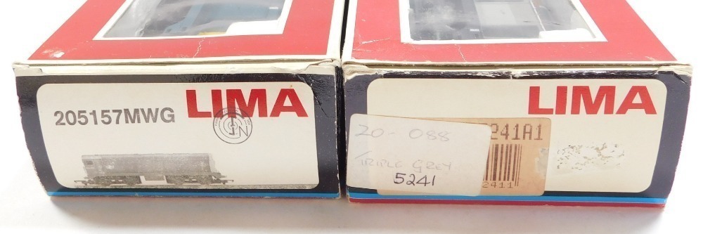 Lima Models OO gauge Class 20 locomotives, comprising 20183, BR blue ...