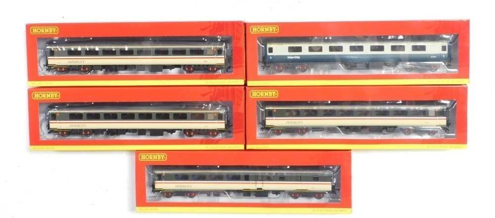 Hornby OO gauge coaches, including R4614A BR Intercity mark 2E open ...