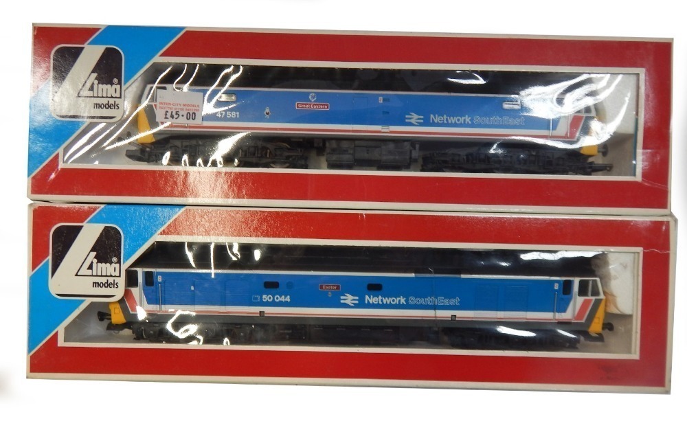 Lima Models OO gauge Class 47 and Class 50 locomotives, comprising ...