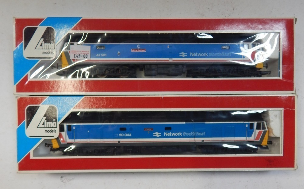 Lima Models OO gauge Class 47 and Class 50 locomotives, comprising ...