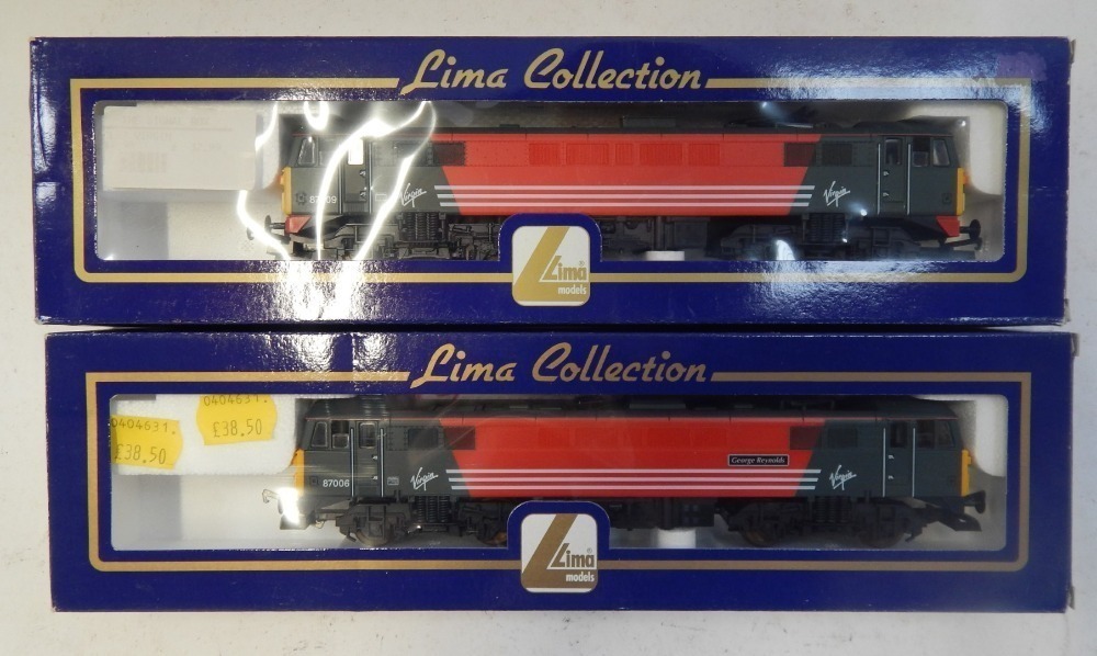 Lima Models OO gauge Class 87 locomotives, comprising 87006 George ...