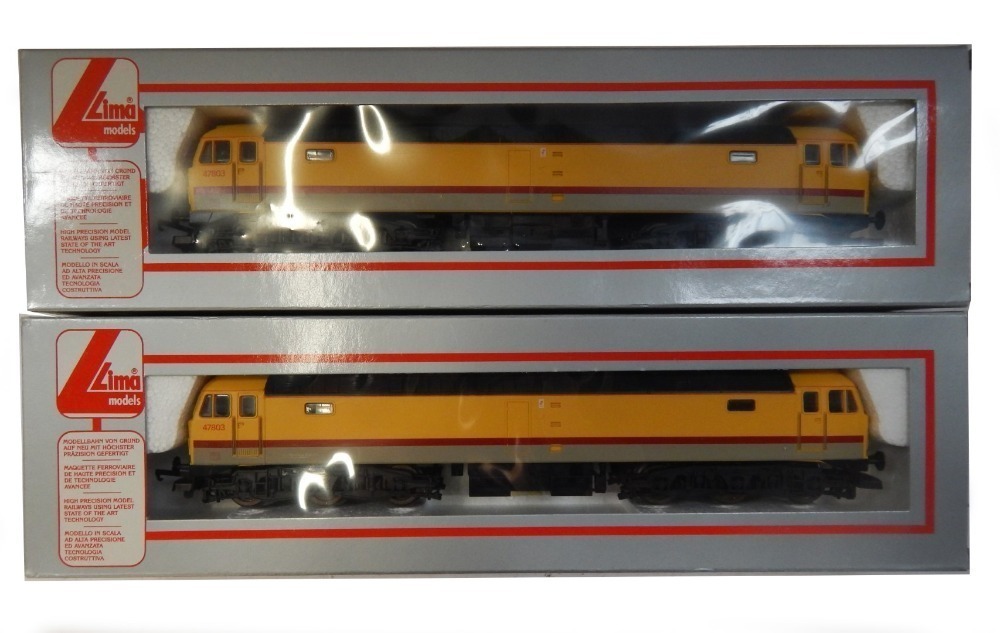 Lima Models OO gauge Class 47 locomotives, comprising 47803 ...