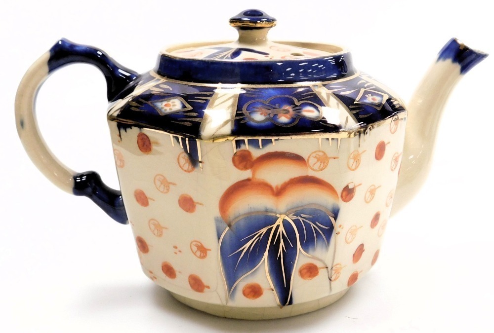 Ceramics, including Goss jugs, Delft vase, spill vases, Sunderland ware ...