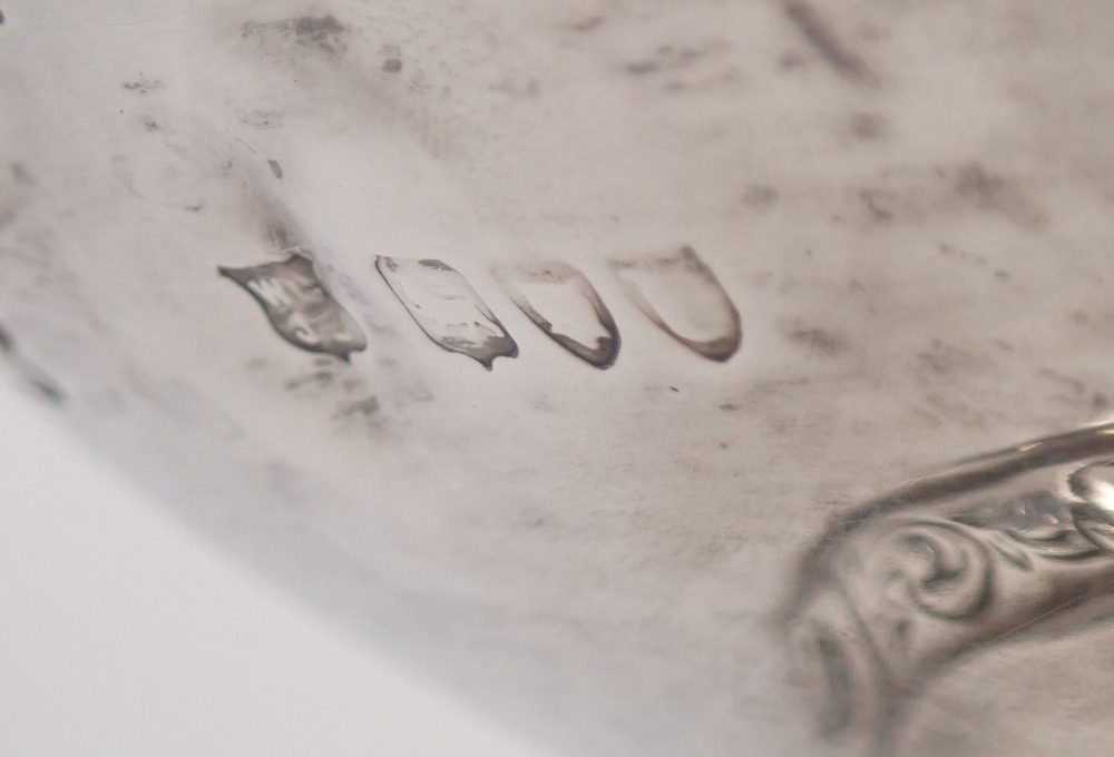 A Goldsmiths and Silversmiths Company silver rose bowl, with vacant ...