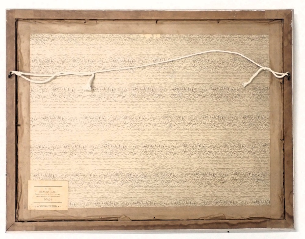 After Pablo Picasso. Nature mode a la Tete Antique, figure and musical ...