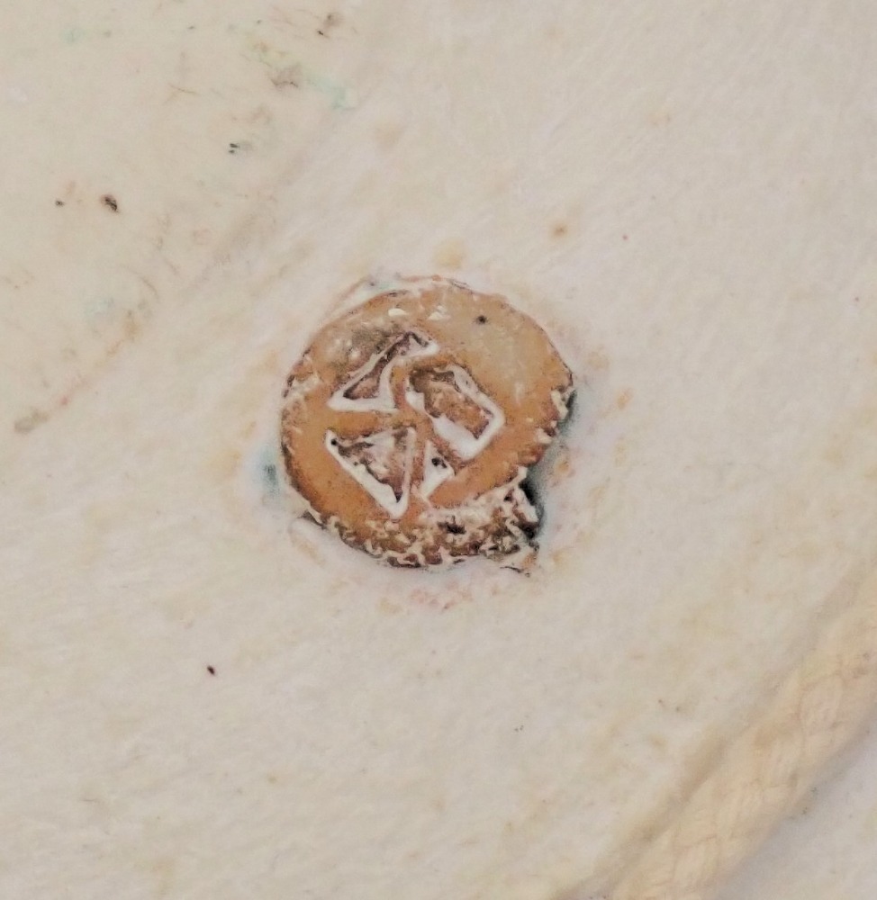 John Kershaw. (20thC). Circular pottery plaque, makers mark verso, 44 ...