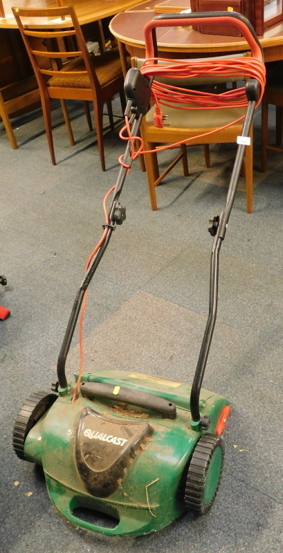 Qualcast electric lawn rake store