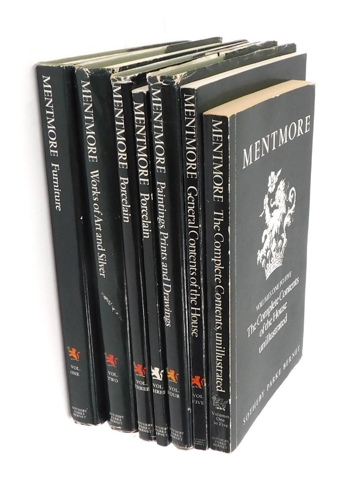 Five volumes of The Sotheby Parke and Bernet Auction of the Contents of ...