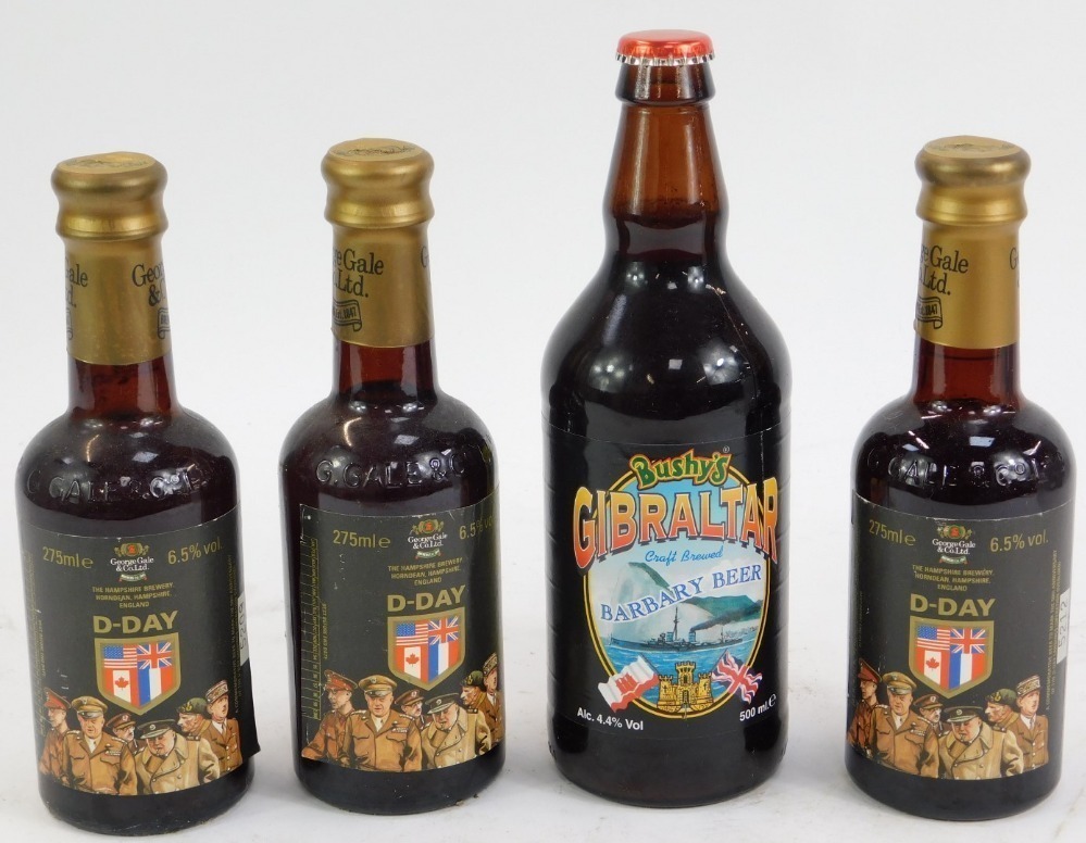 A group of 50th Anniversary of D Day commemorative wines and beers ...