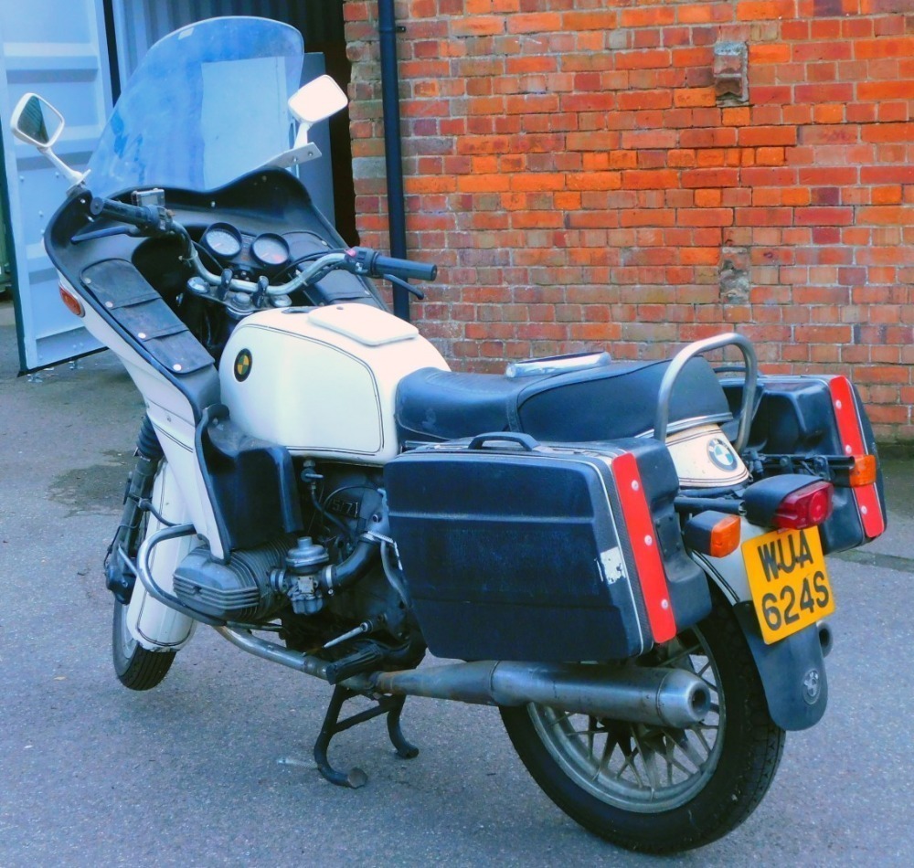 A BMW R75/7 motorcycle, registration WUA 624S, petrol, 746cc, first ...