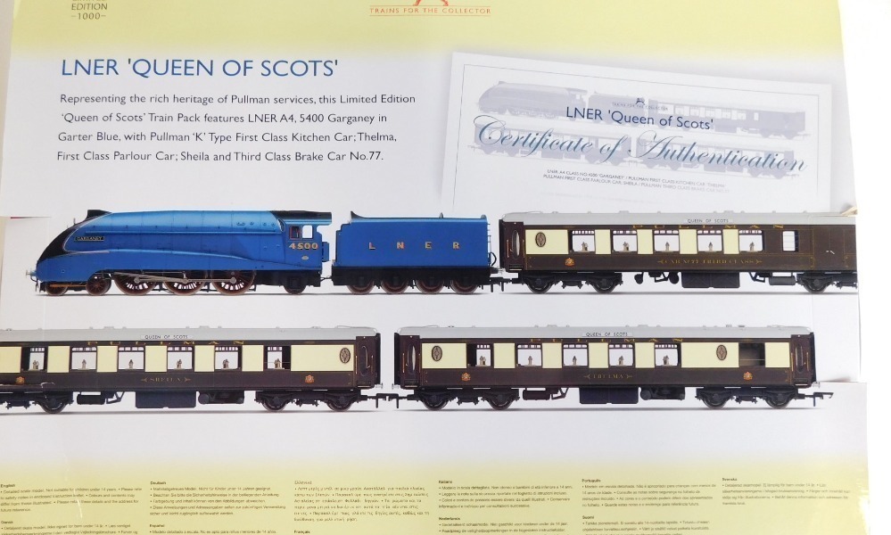 A Hornby OO gauge Limited Edition train pack LNER Queen of Scots ...