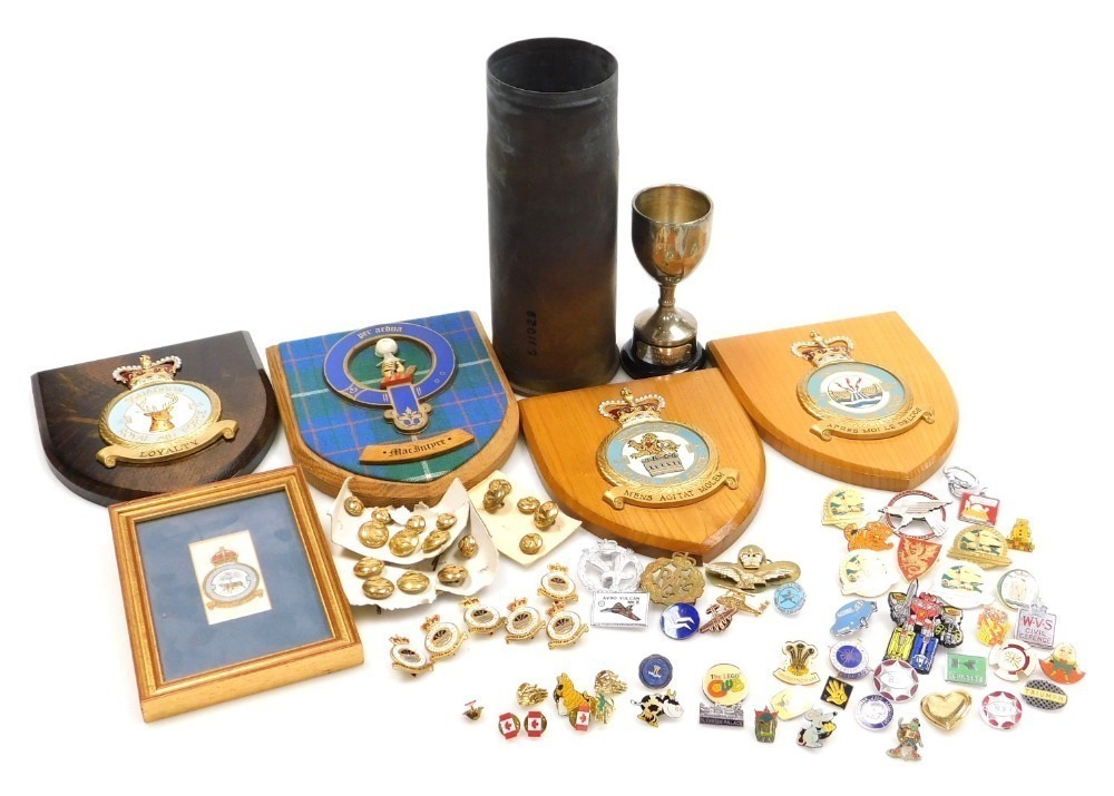 Three RAF plaques and other RAF interest, including a collection of RAF ...