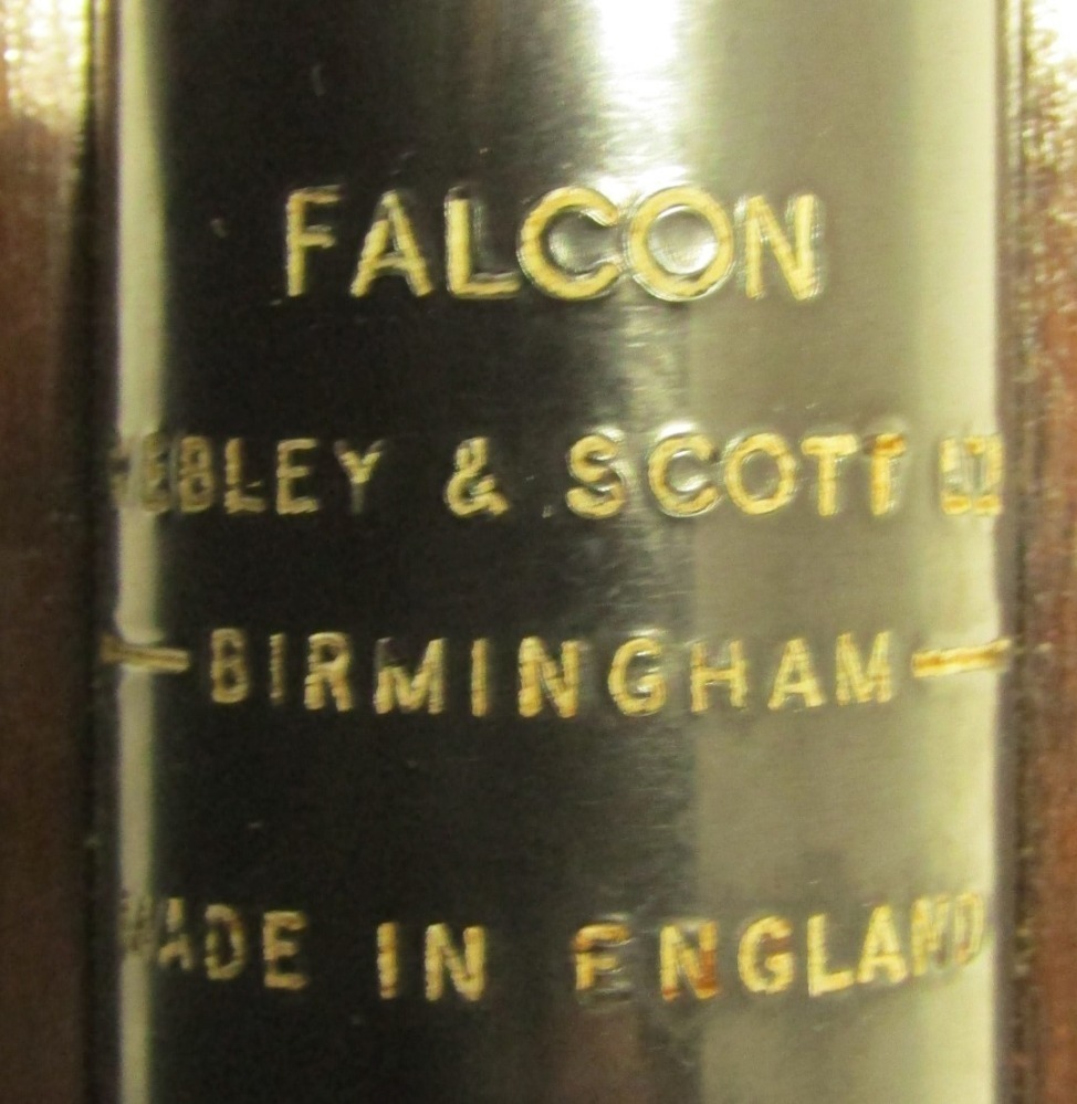 A Webley & Scott Ltd Falcon .22 calibre air rifle.
