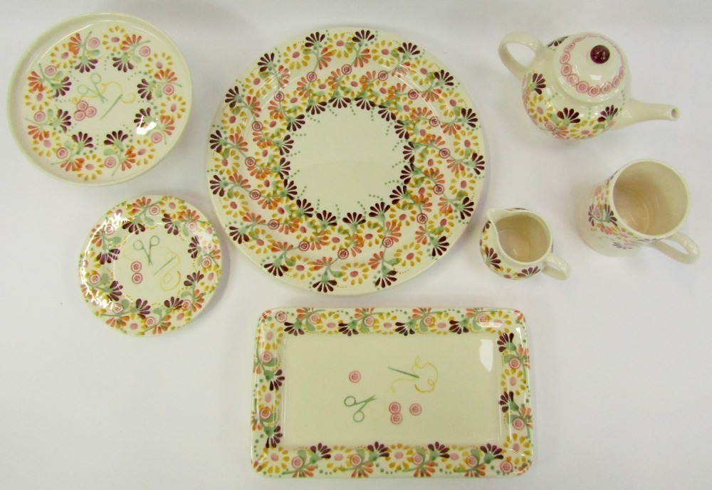 A group of Emma Bridgewater Sewing Design pattern pottery, comprising ...